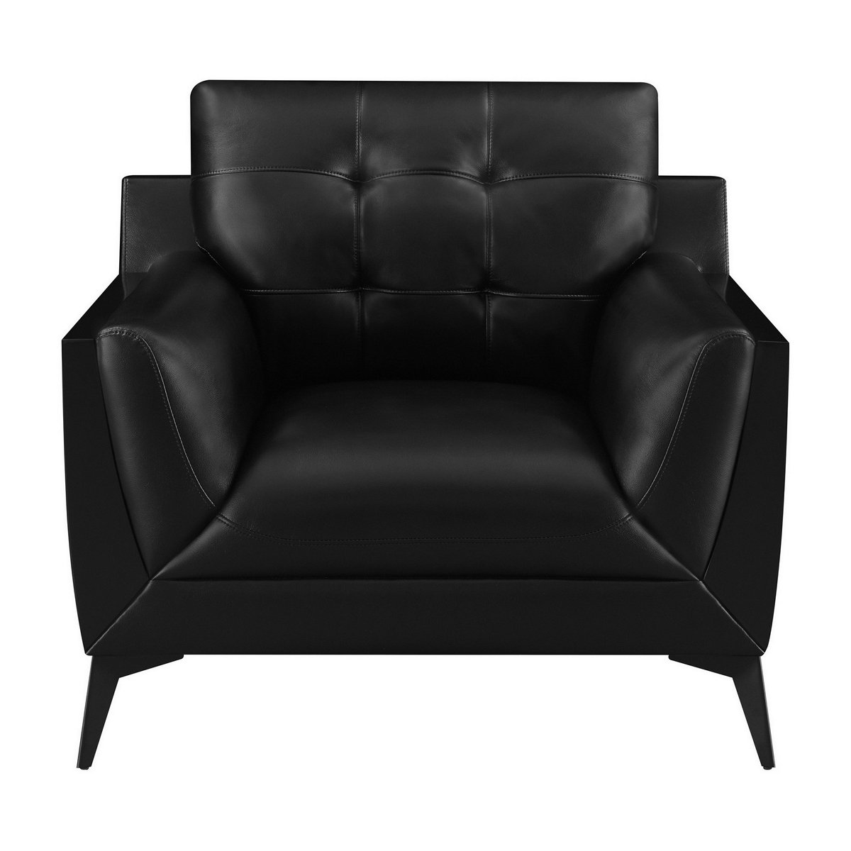 Hokku Designs Necola 34.84'' Wide Tufted Armchair Modern Accent Chair ...