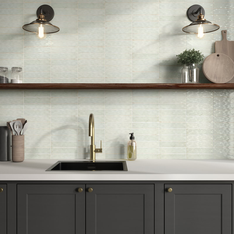 Daltile Remedy 2-1/4" x 9-1/2" Porcelain Wall Tile in Glossy (36 PC per ...