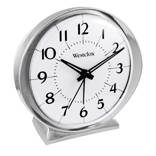 Crosley Analog Metal Quartz Tabletop Clock with Alarm in Black/Gold ...