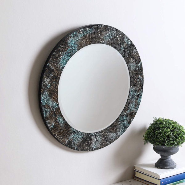 Fleur De Lis Living Overholt Distressed Vanity Mirror | Wayfair