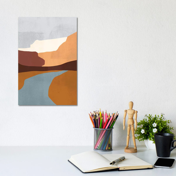 East Urban Home " Sedona Colorblock IV " by Victoria Borges - Wayfair ...