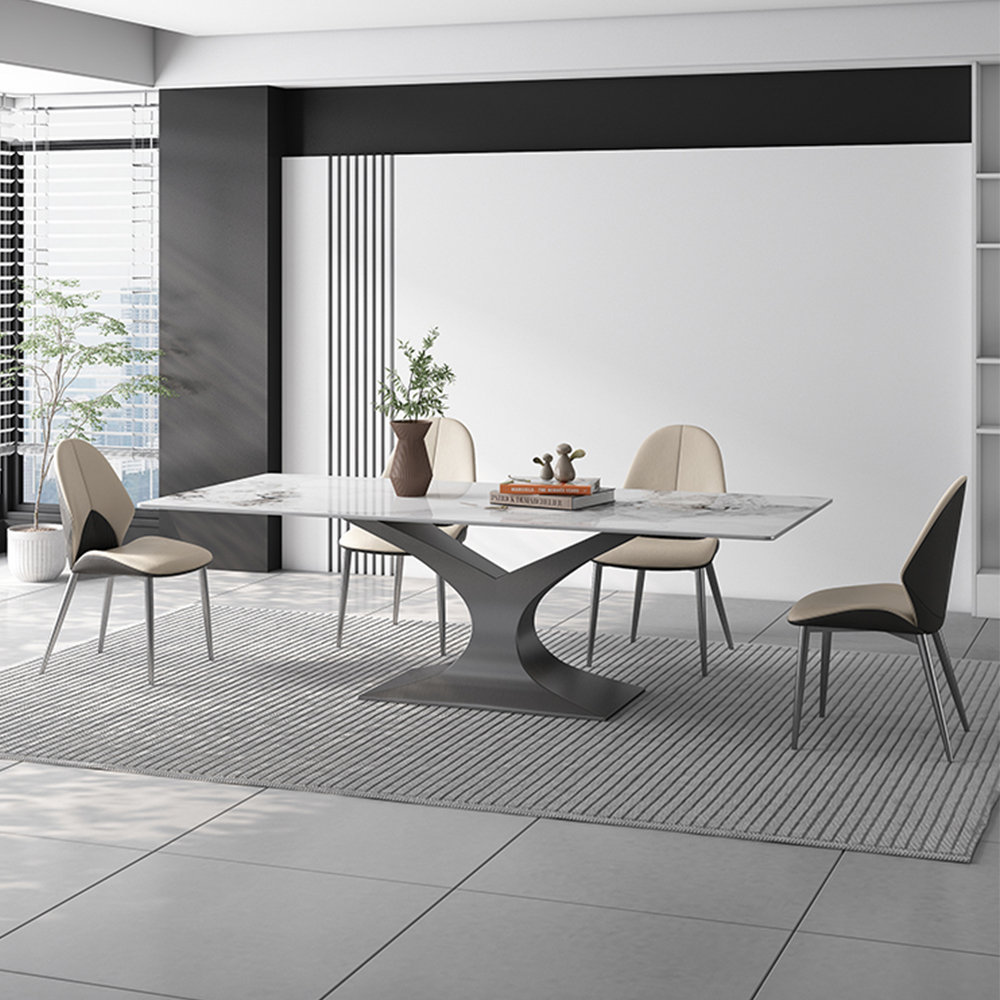 LABAORRY Italian style modern family dining table sets | Wayfair