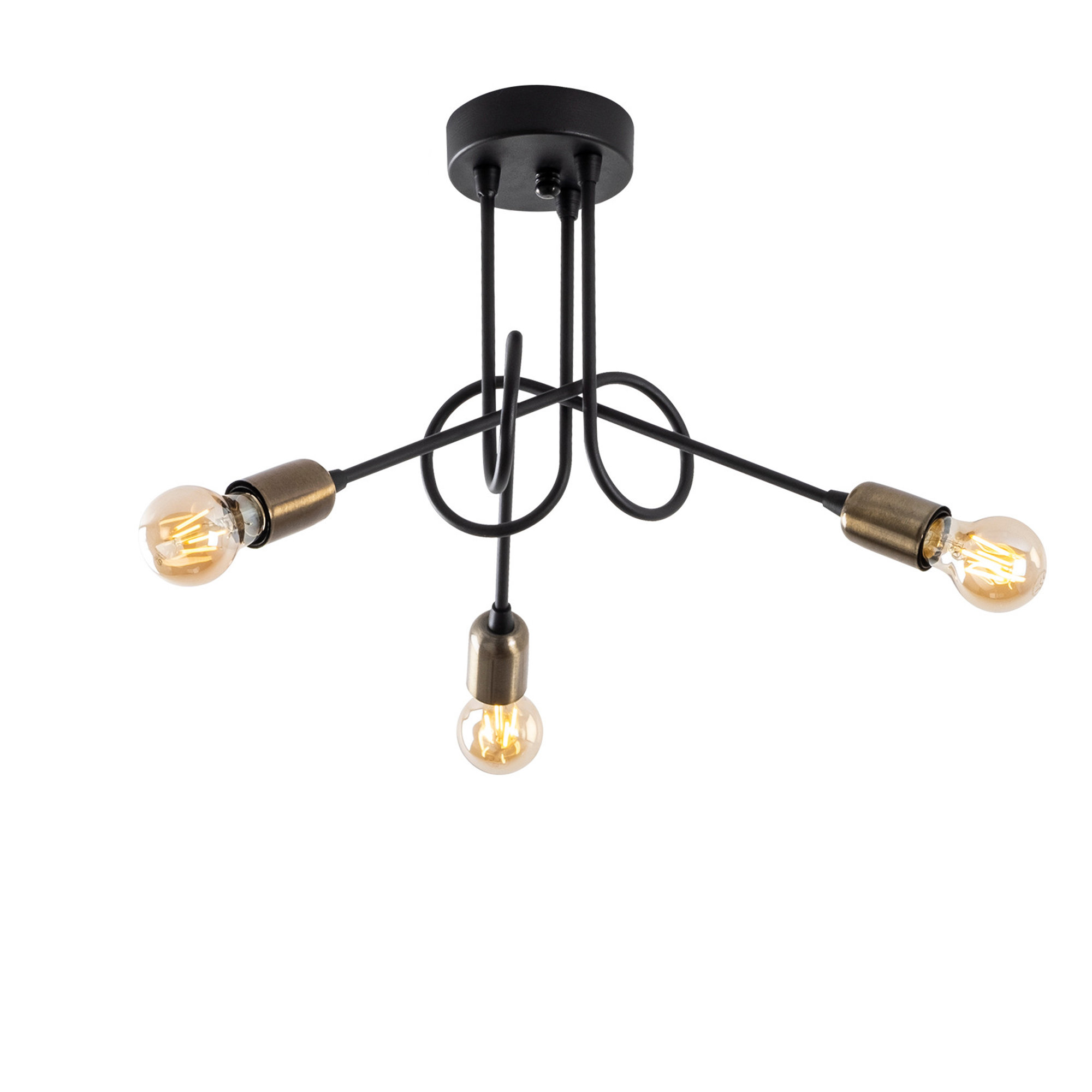 East Urban Home Broumy 3 - Light Sputnik Chandelier | Wayfair