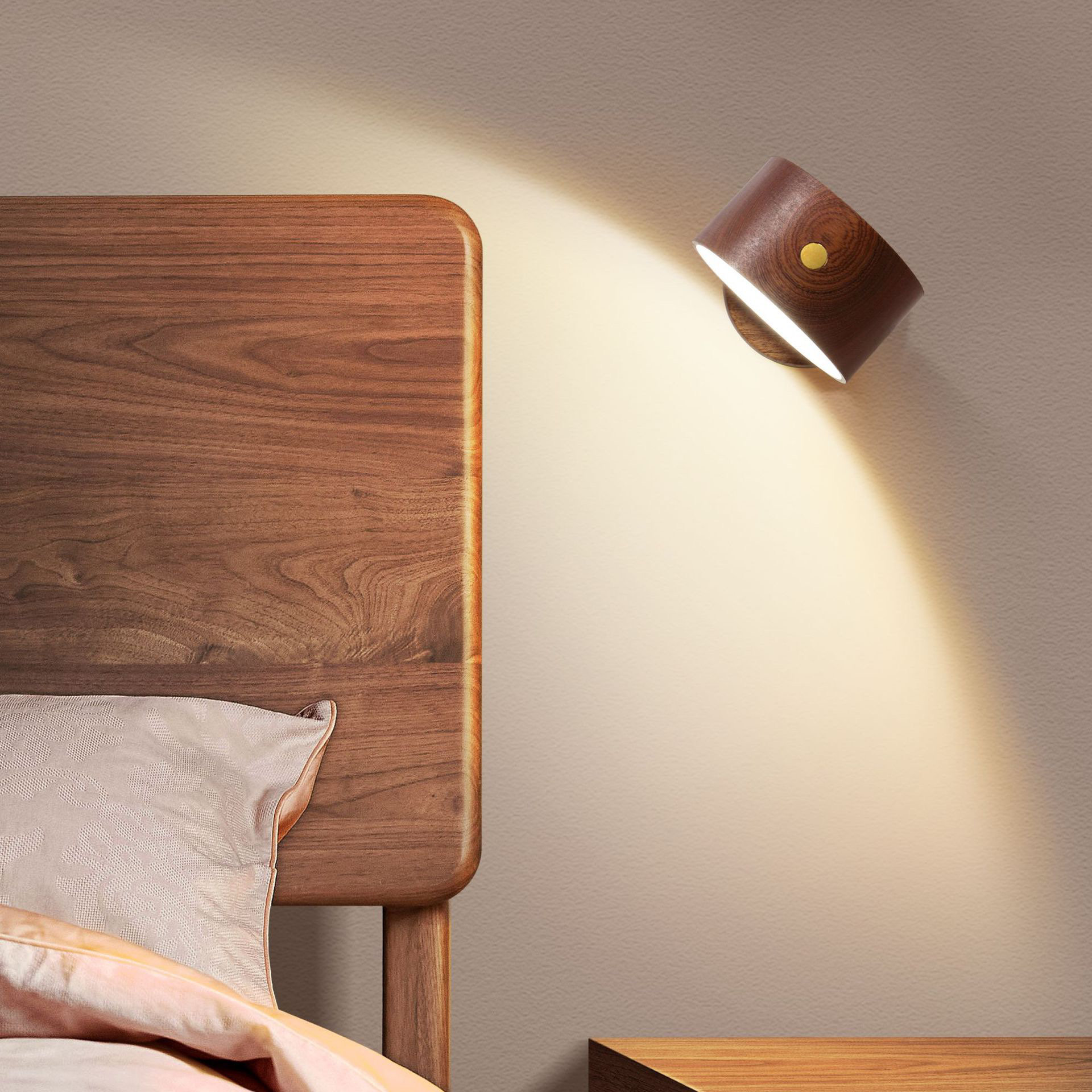 Ebern Designs Magnetic Wall Lamp with Removable Lamp Head | Wayfair