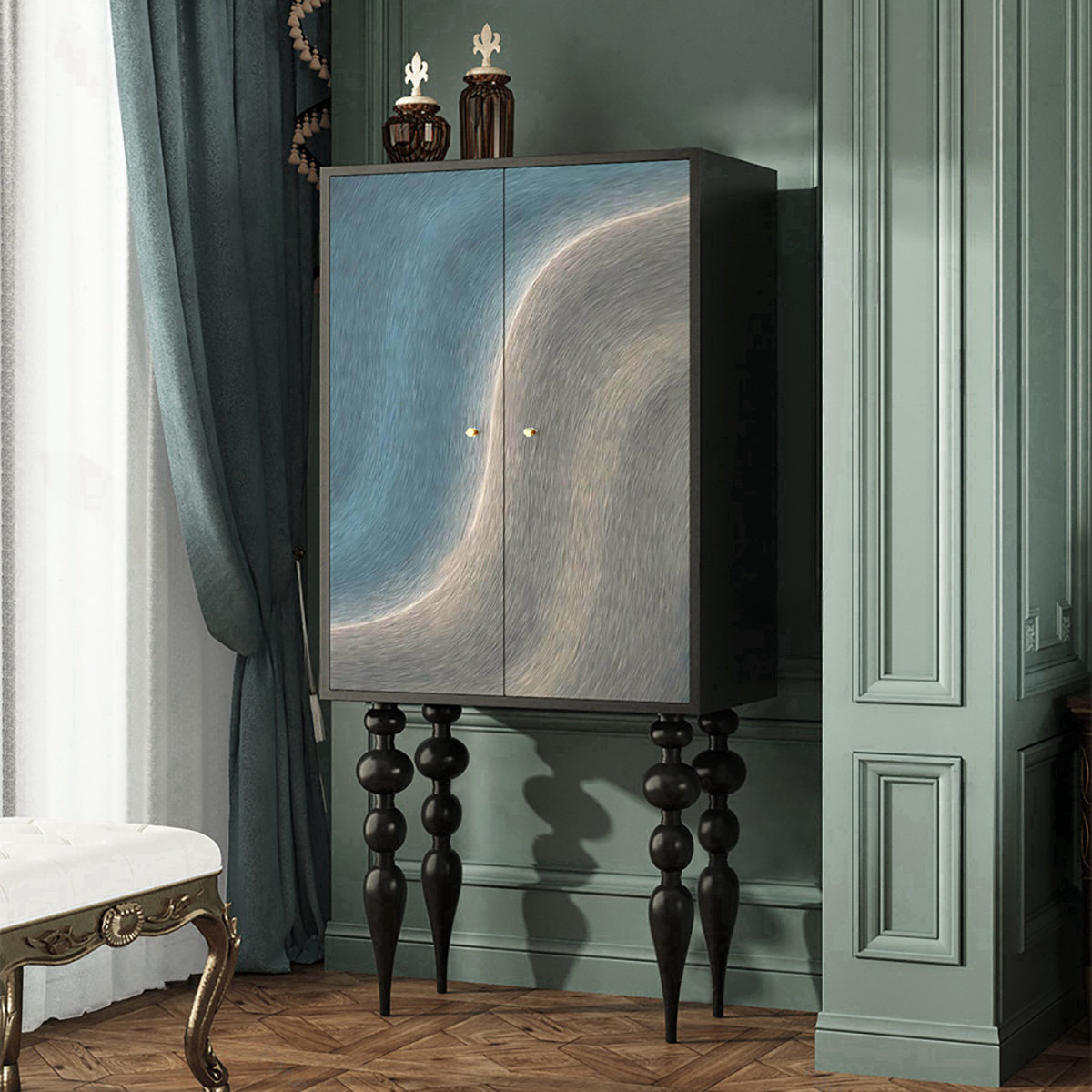 Morpho Nest Creations Multi-functional decorative storage cabinet | Wayfair