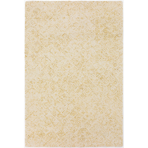 Sand & Stable Kristin Handmade Wool Ivory Rug & Reviews | Wayfair