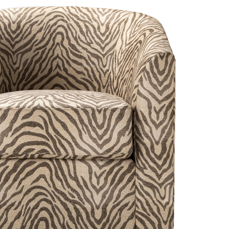 Hokku Designs Freudberg 30.5'' Wide Swivel Barrel Chair | Wayfair