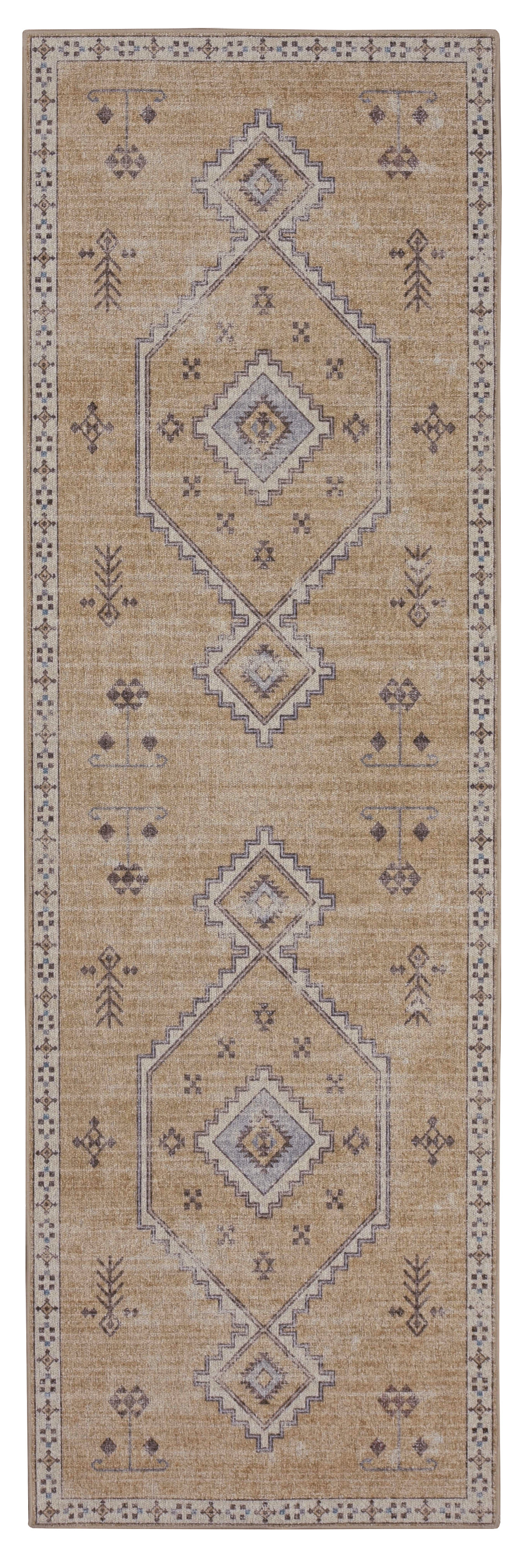 Union Rustic Maril Haden Washable Sand And Ivory Area Rug | Wayfair