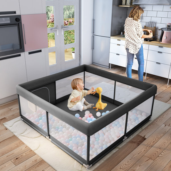 Uanlauo Baby Playpen, Playpen for Babies & Toddlers, 47 x 47" Small ...
