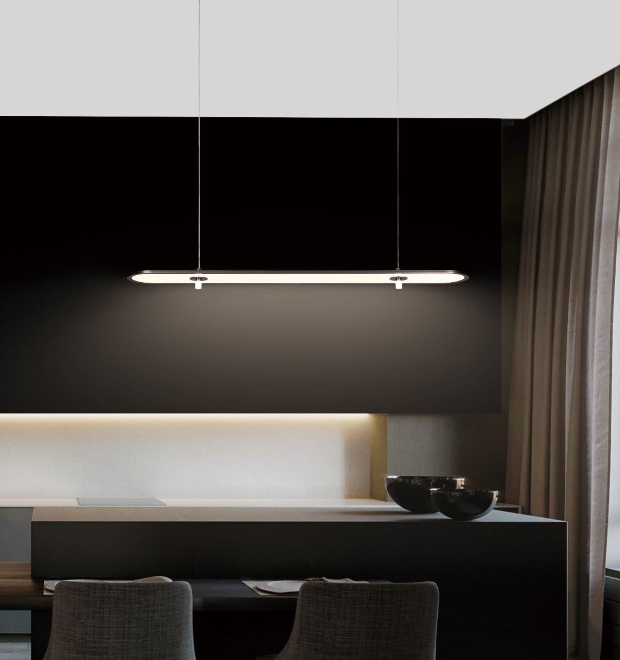 Orren Ellis Irminfried 1 - Light Kitchen Island Linear LED Pendant ...