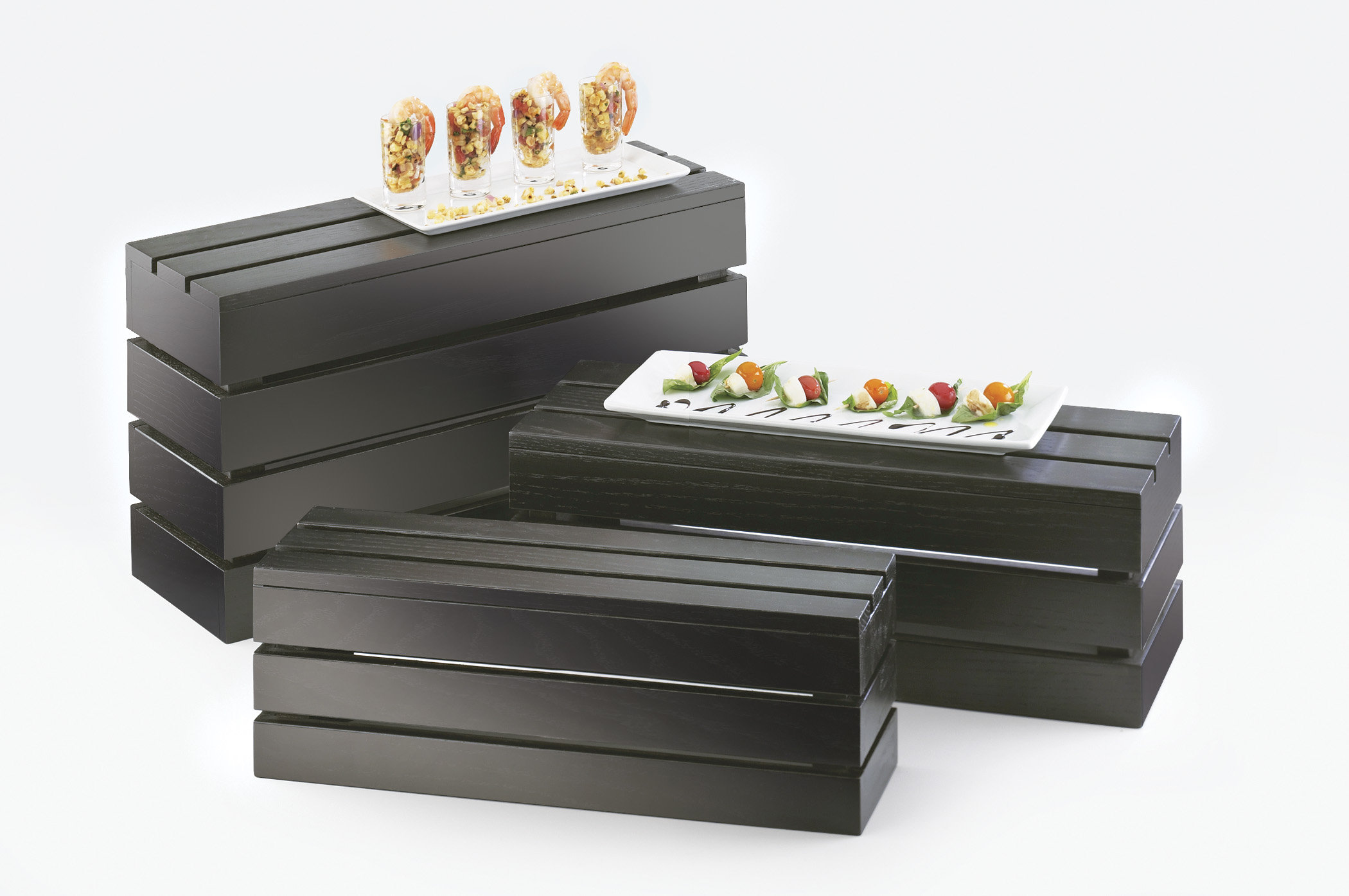 Cal-Mil Midnight Bamboo Rectangular Crate Riser | Perigold