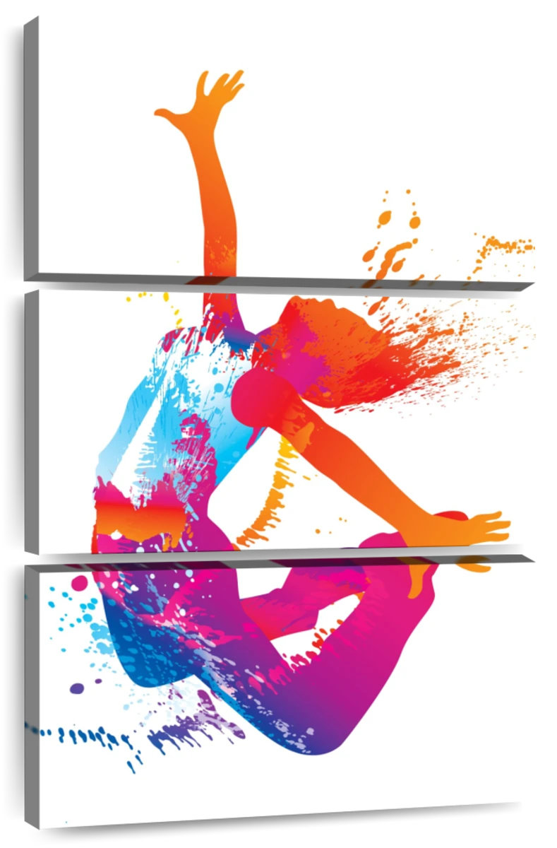 House of Hampton® Enn Dancer Color Splash | Wayfair