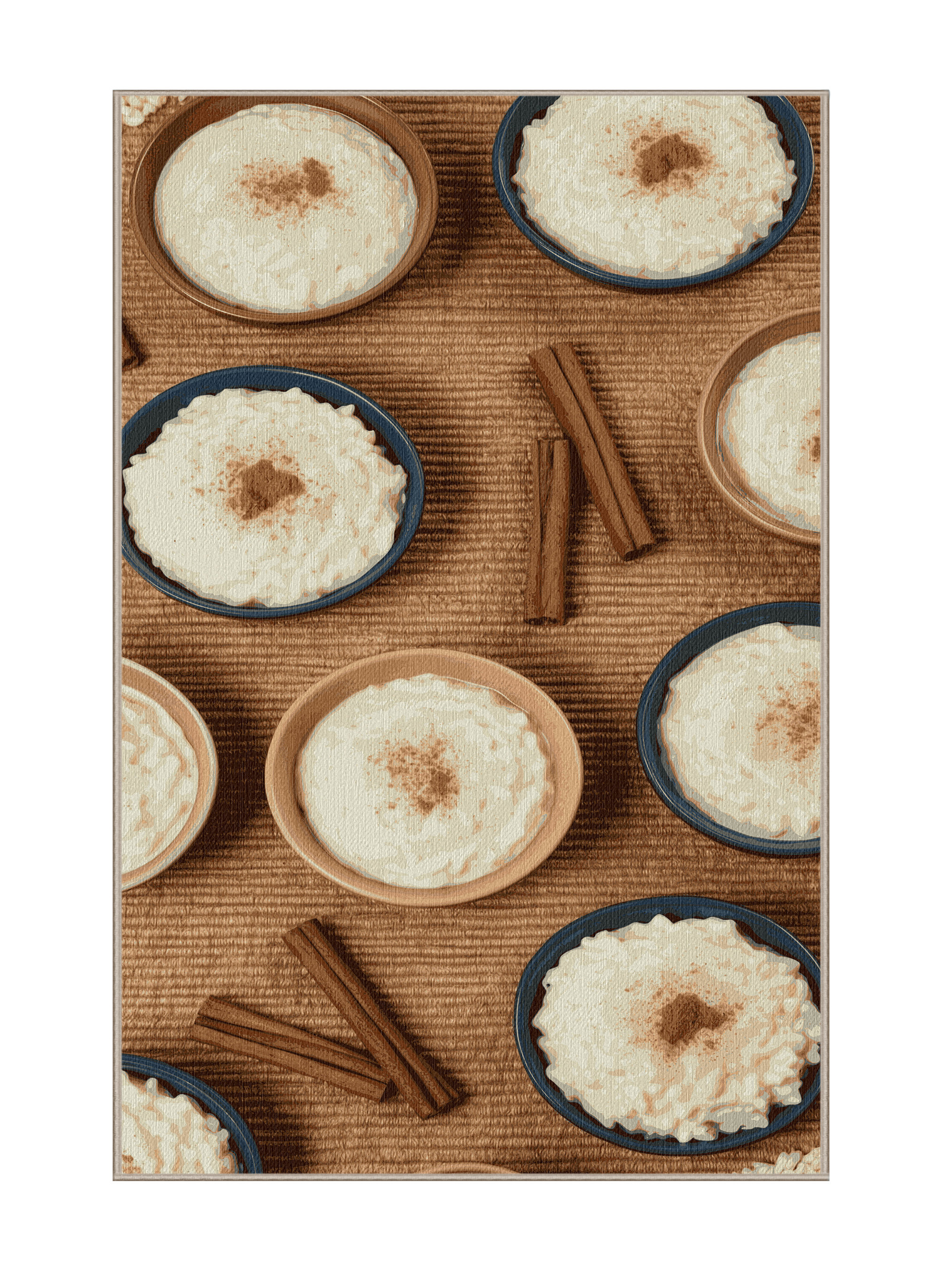 Astoria Grand Washable Rice pudding Desserts Area Rug | Wayfair
