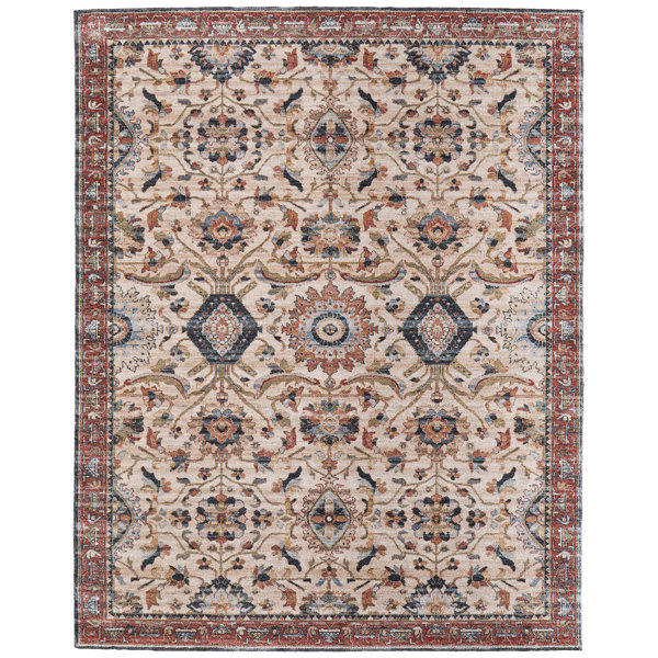 Rockett Traditional Medallion Area Rug | Birch Lane