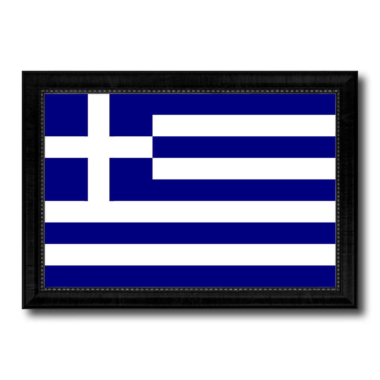Spot Color Art Greece Country Flag on Canvas - Wayfair Canada