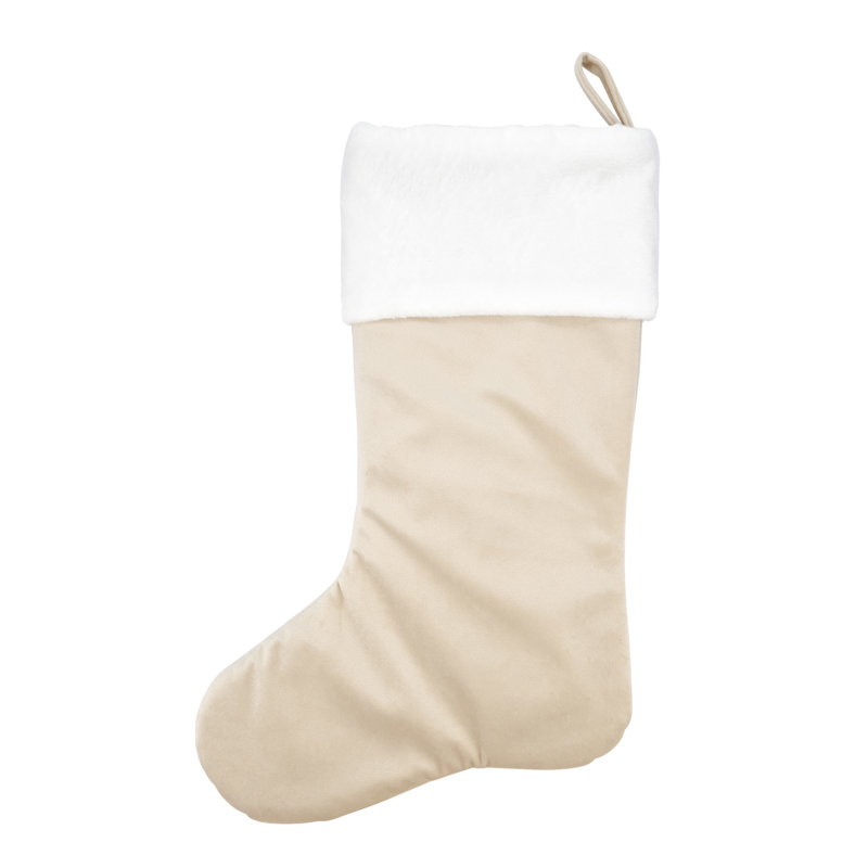 Saro Traditional Cheer Christmas Tree Stocking | Wayfair