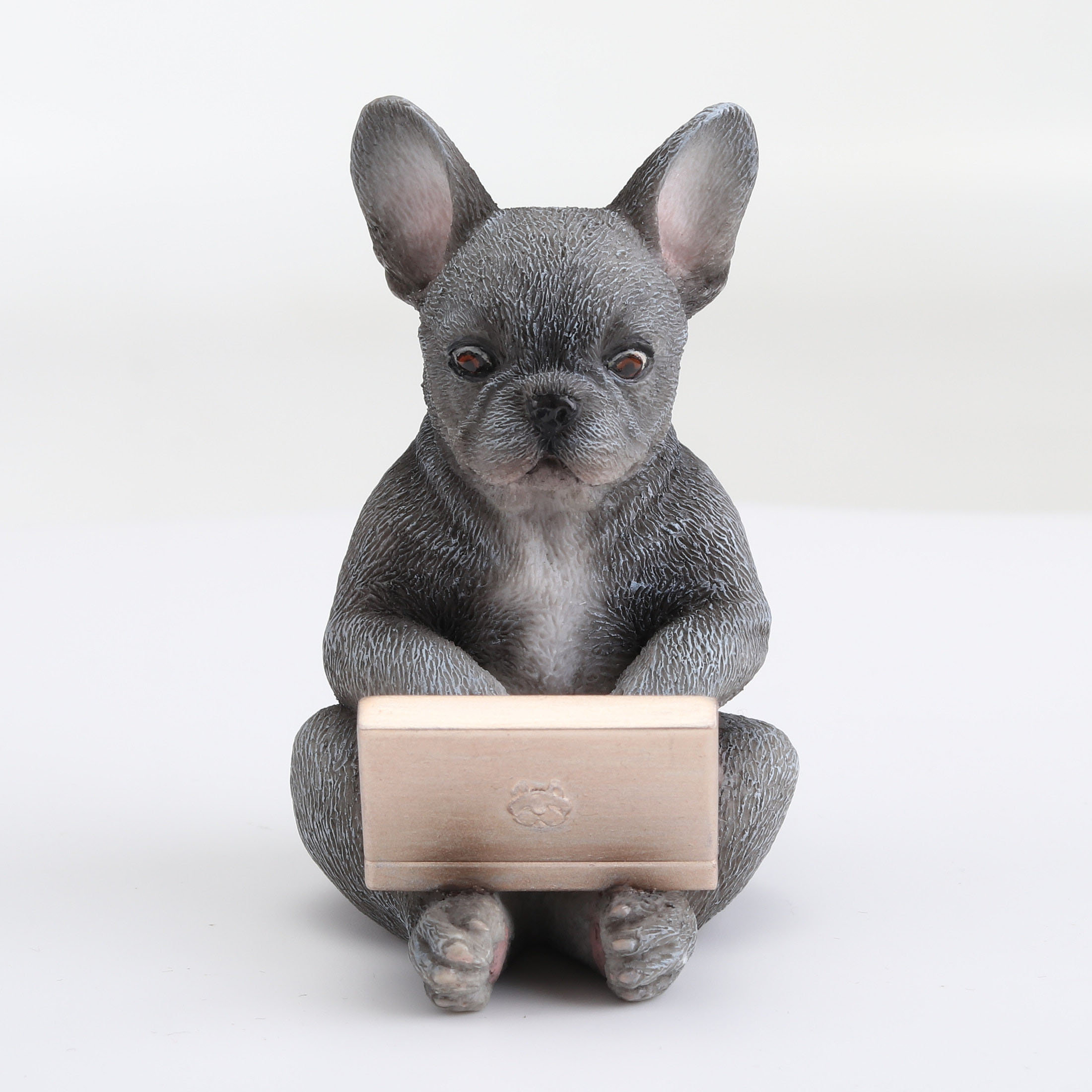 Trinx 2.95 inches Height Polyresin French Bulldog Chat Room Menace ...
