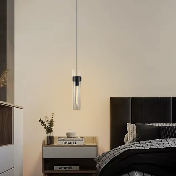 Mercer41 Steban 1 - Light Dimmable Cylinder Pendant Light & Reviews ...
