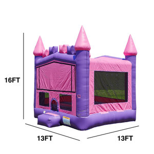 JumpOrange Princess Castle Commercial Grade Bounce House for Kids (with ...