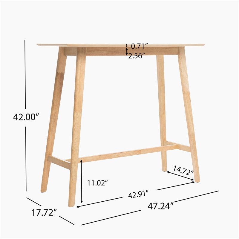 Ebern Designs 1 Piece Rectangular Dining Table without Chair | Wayfair