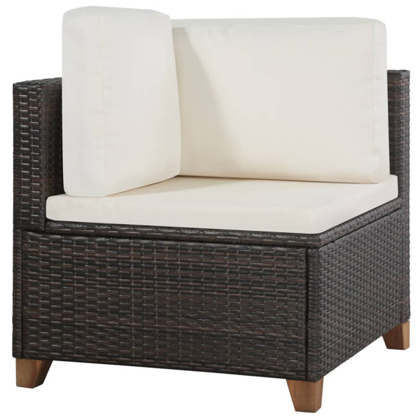17 Stories Jirah Metal 5 - Person Seating Group with Cushions | Wayfair ...