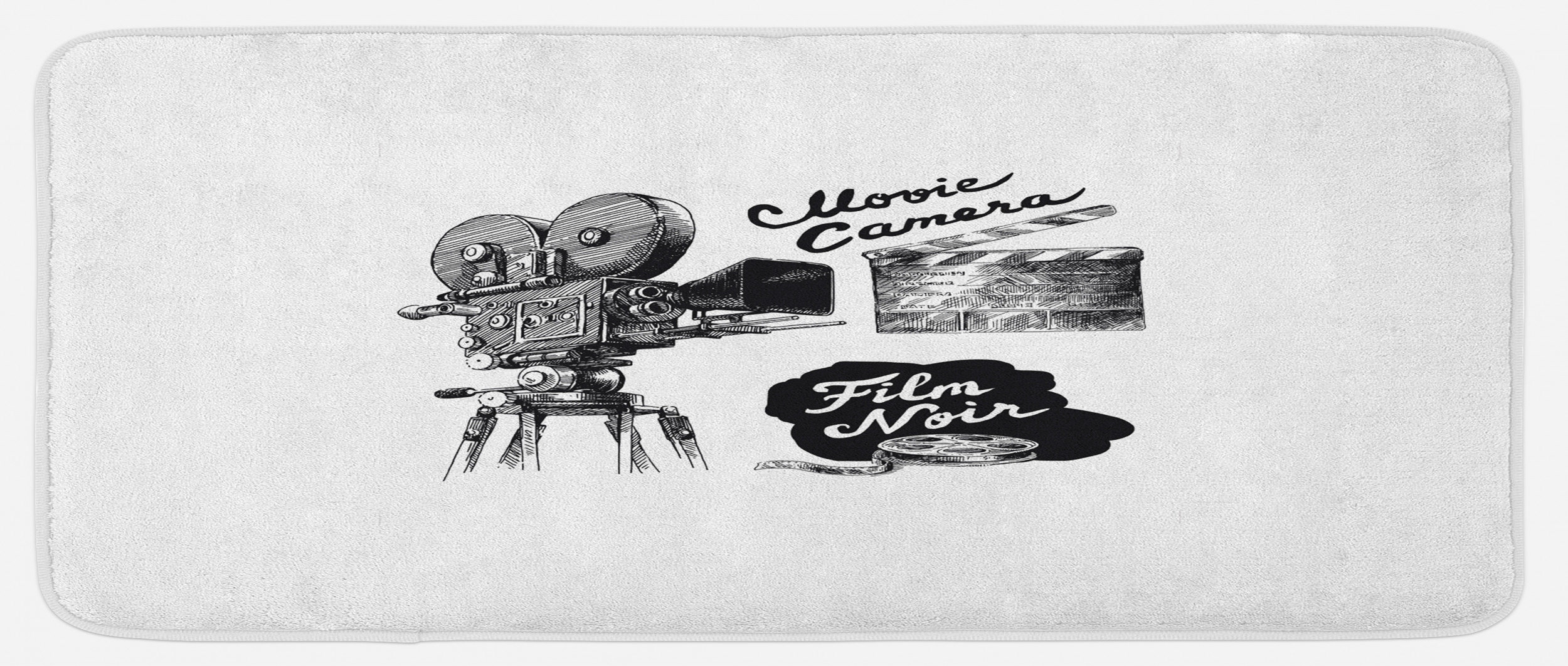 East Urban Home Movie Theater Kitchen Mat | Wayfair