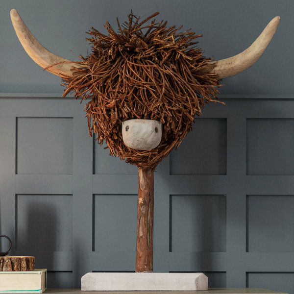 Voyage Maison Highland Cow Animals Bust & Reviews | Wayfair.co.uk