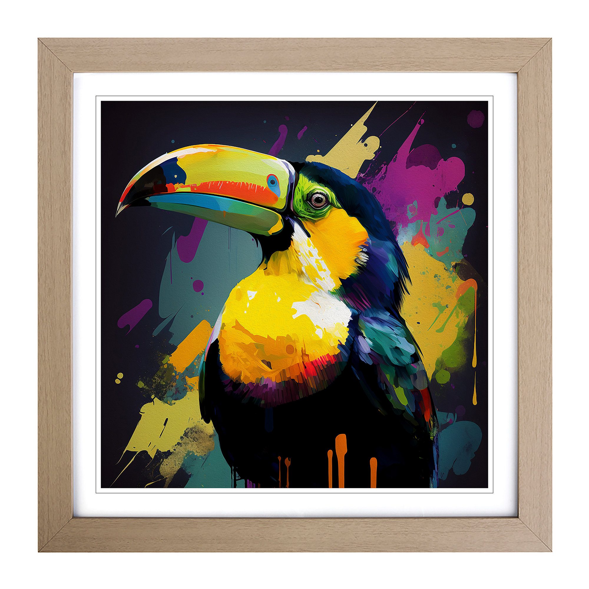 17 Stories Toucan - Single Picture Frame Art Prints on Wood | Wayfair.co.uk
