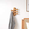 Hokku Designs Mahsiah Solid Wood Wall 5 - Hook Wall Mounted Coat Rack ...