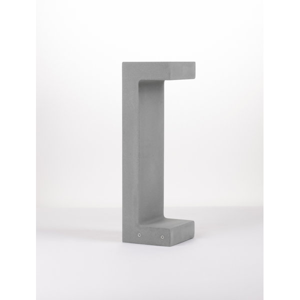 Nova LuceGrey Integrated LED Concrete Bollard Light | Wayfair.co.uk