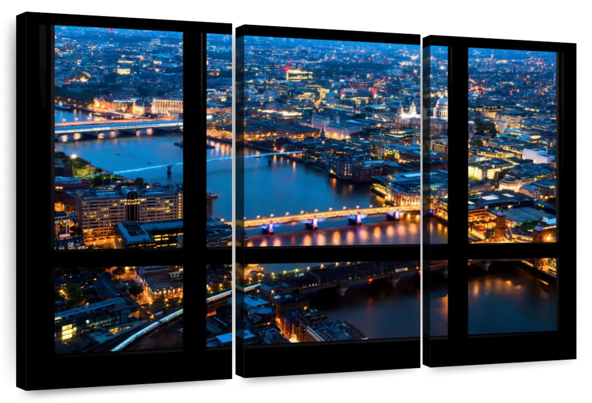 Elephant Stock London Window View | Wayfair