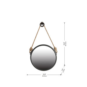 Breakwater Bay Ameline Round Metal Wall Mirror & Reviews | Wayfair