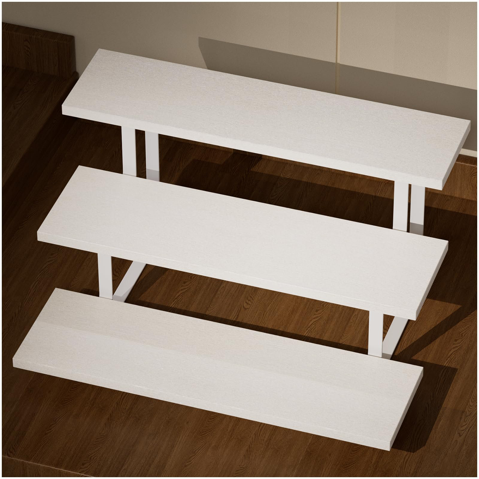 Ebern Designs 3 Tier Wooden Display Stand(Straight Type) - Wayfair Canada