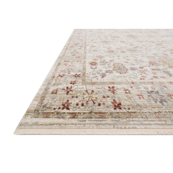 Darby Home Co Ochlocknee Performance Ivory Rug | Wayfair