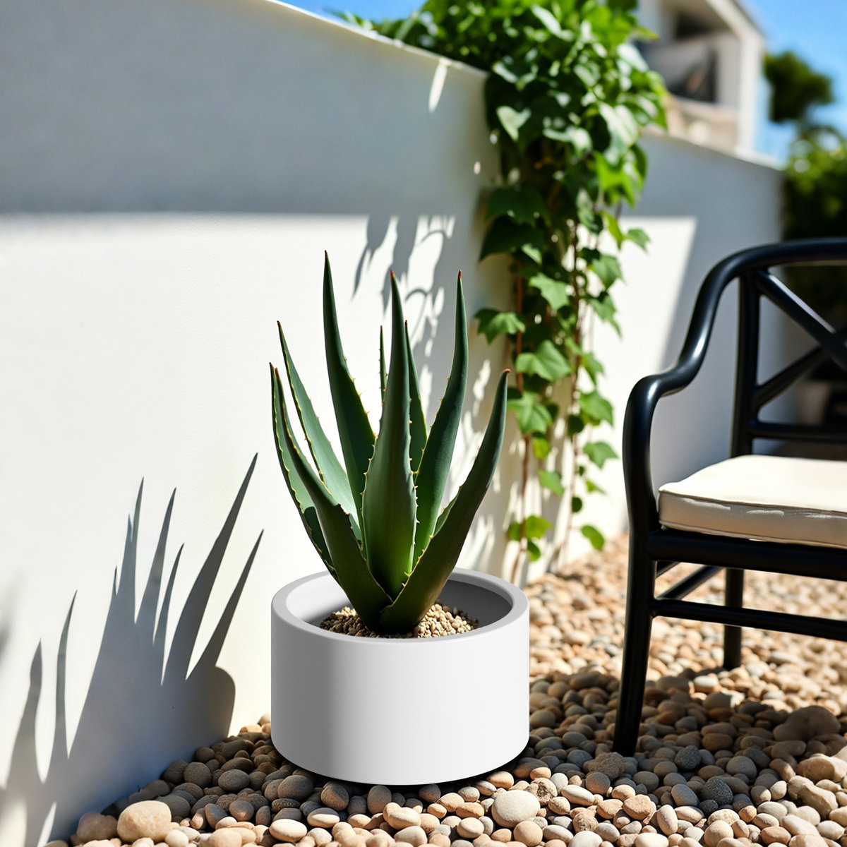 One Allium Way Heavy Duty Steel Veggie Garden Bed - 15.5"X12" White ...