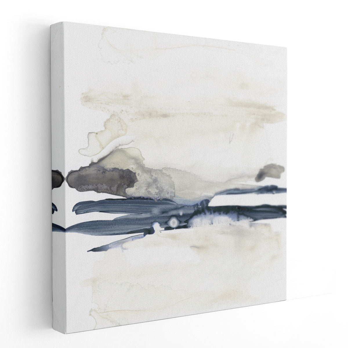 Wrought Studio™ Navy Horizon Line II - Canvas Print Wall Art | Wayfair