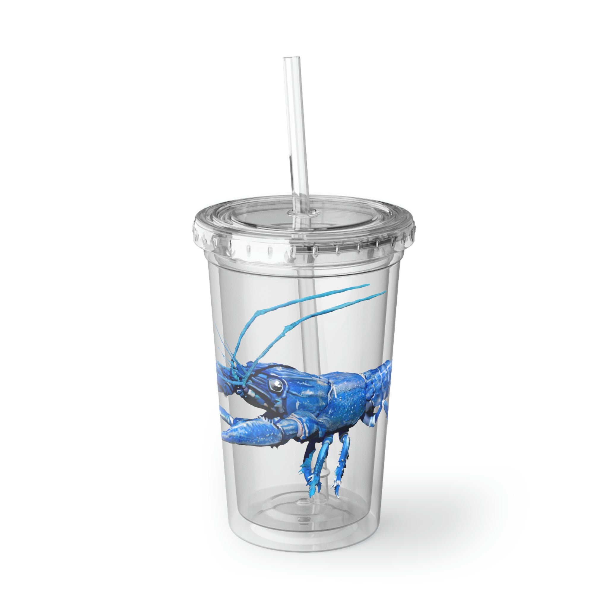 Marick Booster Blue Crawfish Suave Acrylic Cup | Wayfair
