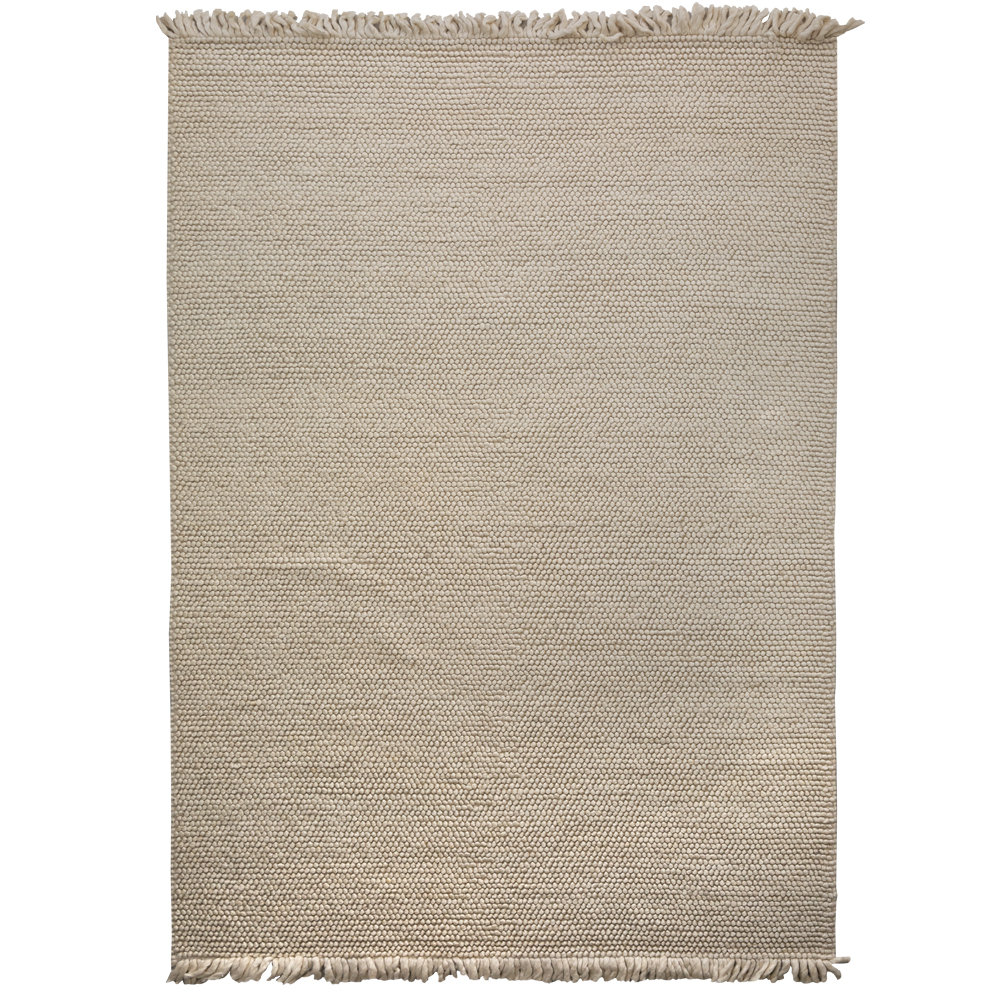Ground Control Karma Hand-loomed 9'10" x 13'1" Area Rug in Cream | Wayfair