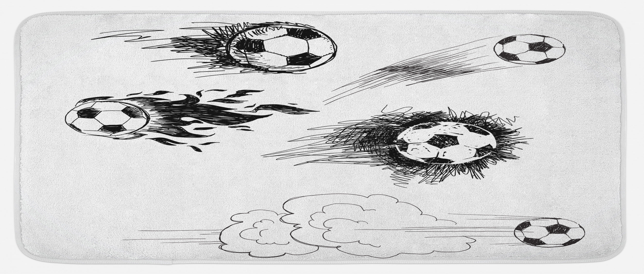 East Urban Home Soccer Kitchen Mat | Wayfair