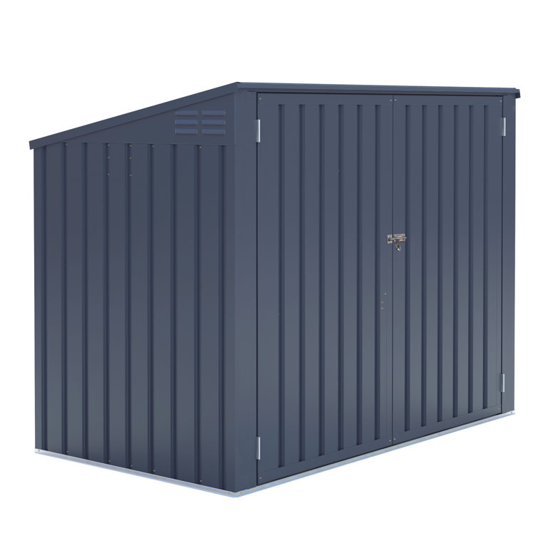 WFX Utility 172cm W 2000L Water Resistant Metal Deck Box in Grey ...