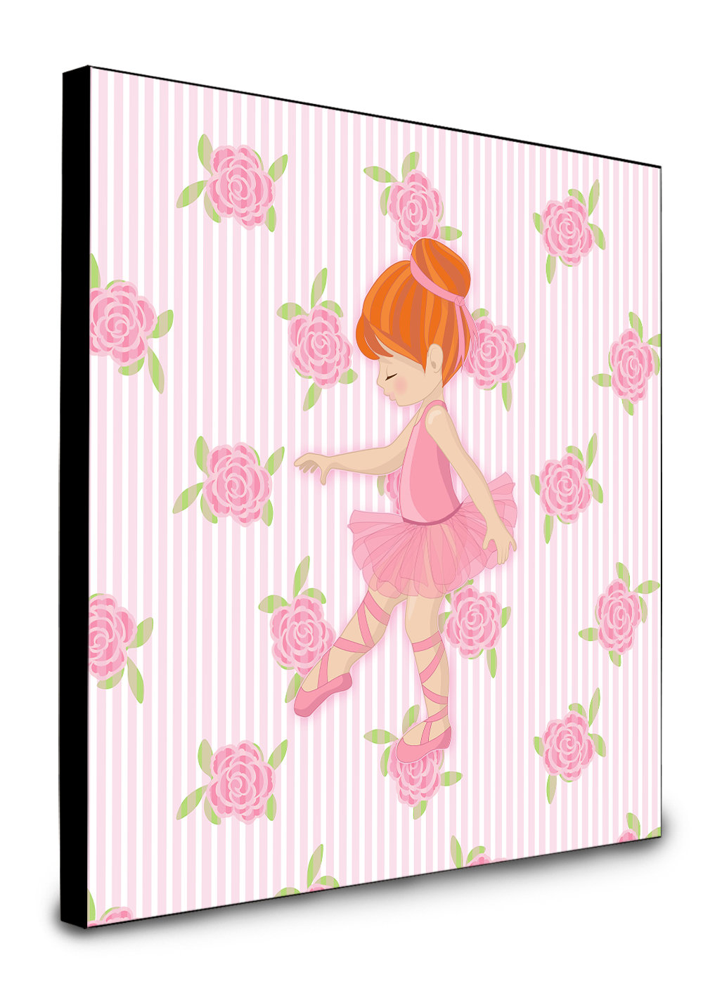 Harriet Bee Beheler Ballerina Head Point Artwork Wall Panel | Wayfair