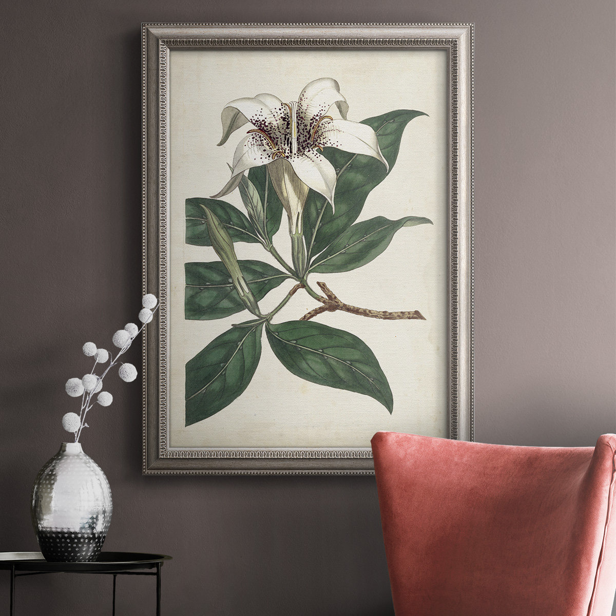 Bay Isle Home™ Ivory Garden I Premium Framed Canvas- Ready To Hang ...