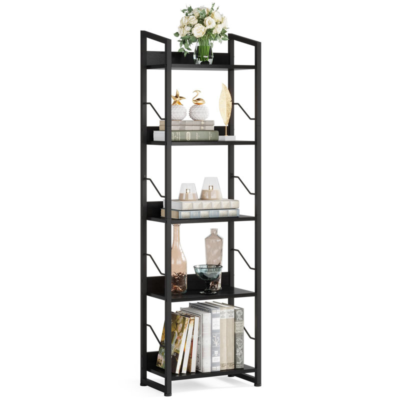Latitude Run® 5 Tier Narrow Bookshelf | Wayfair