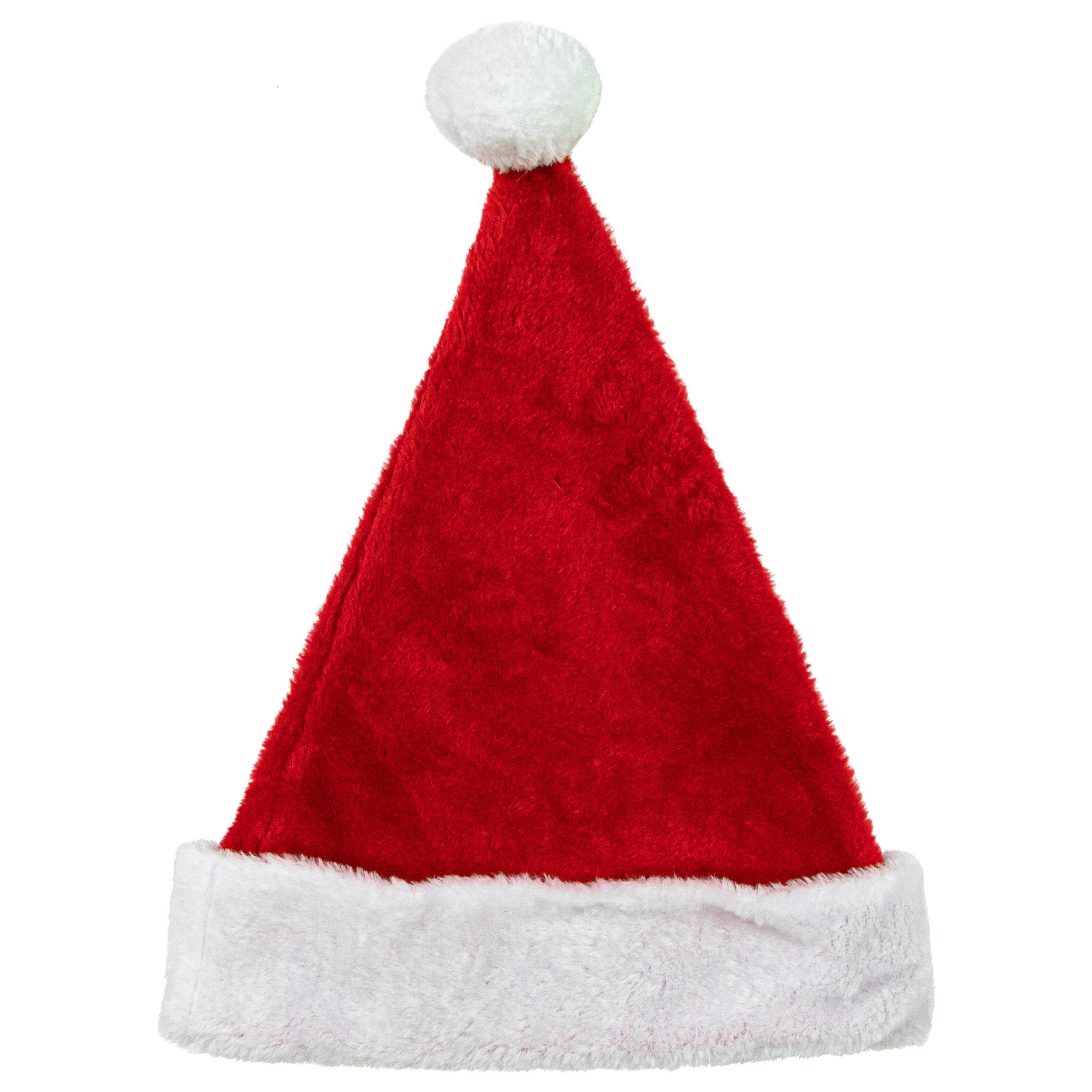 Northlight Seasonal Unisex Adult Plush Christmas Santa Hat - Large ...