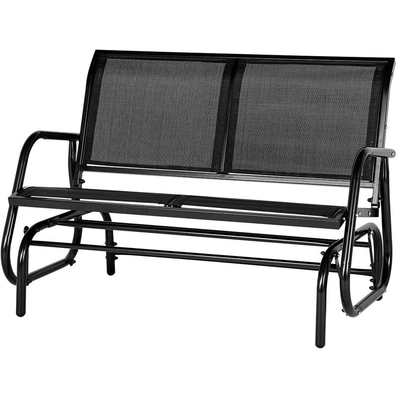 Red Barrel Studio® Metal Outdoor Glider & Reviews | Wayfair