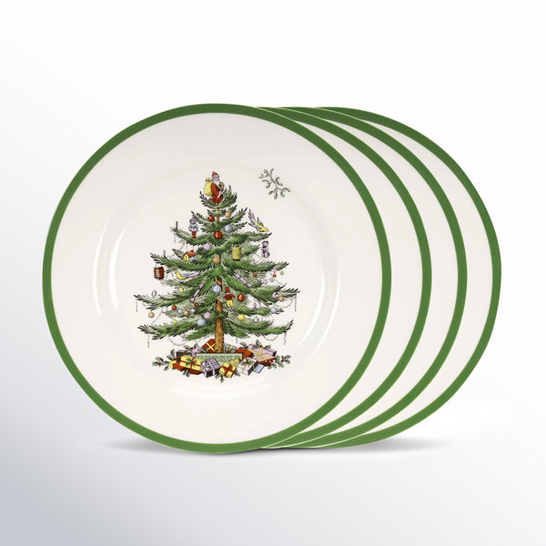 Spode Christmas Tree Dinner Plates & Reviews | Birch Lane