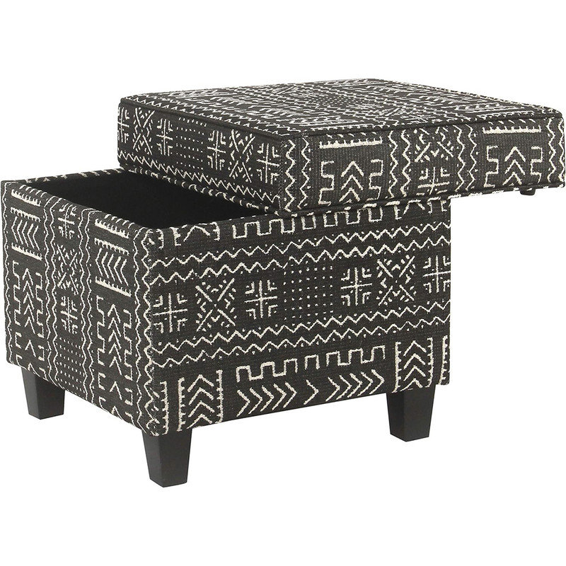Ophelia & Co. Classic Square Storage Ottoman with Lift Off Lid | Wayfair