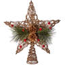 Kurt Adler Natural Star with Pinecones Tree Topper & Reviews | Wayfair