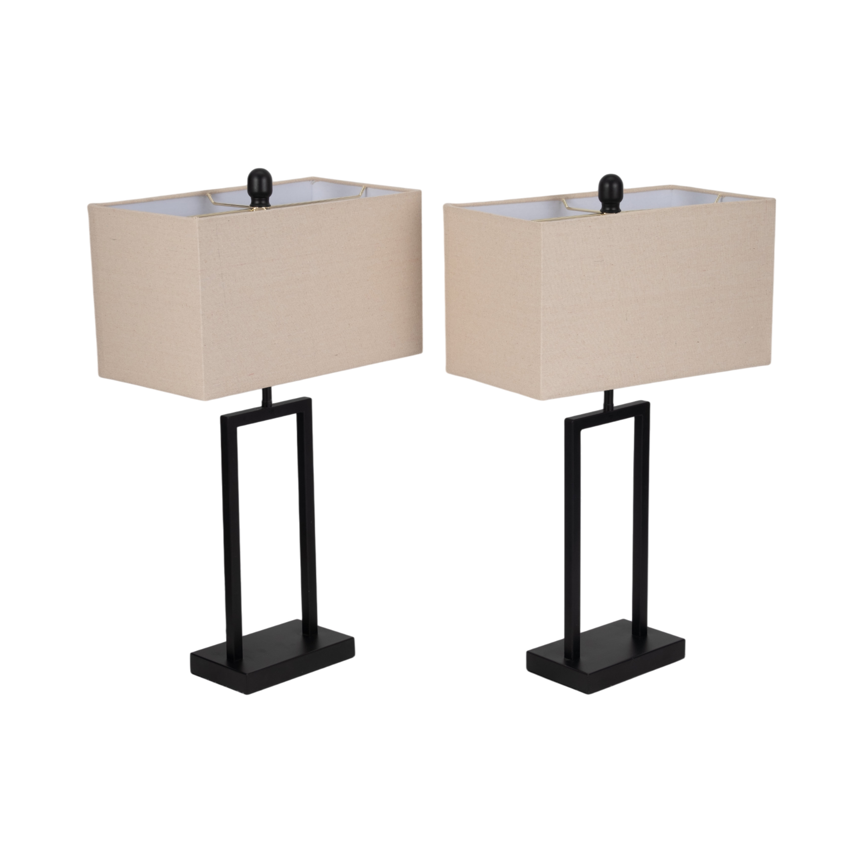 Latitude Run® Simplicity Table Lamp, Chic Minimalist Design, Rectangular Base, Perfect For ...