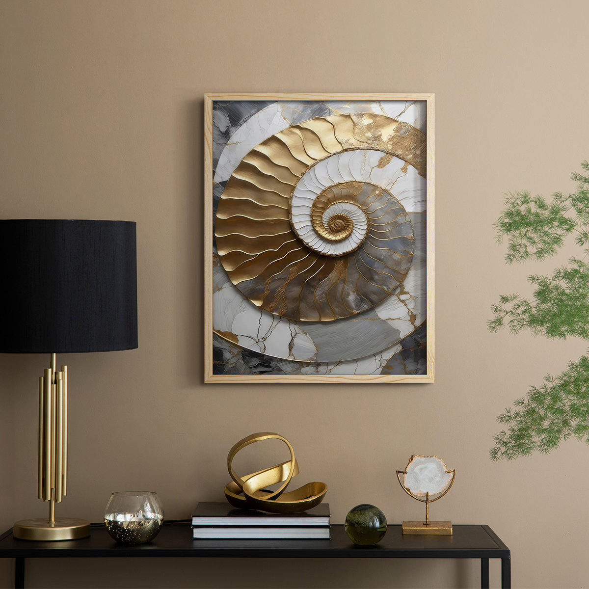 Everly Quinn Plaster Dreams III Framed Print - Solid Wood | Wayfair